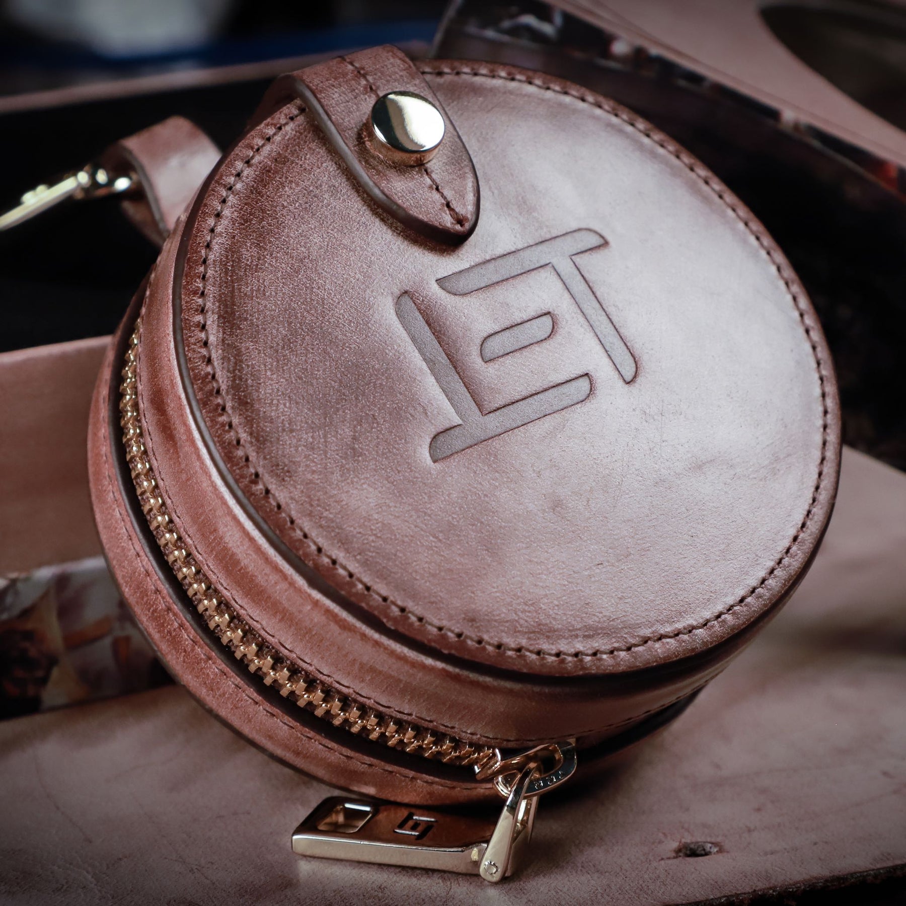 Eletech Cavalry Brown Leather Companion Case | Bloom Audio