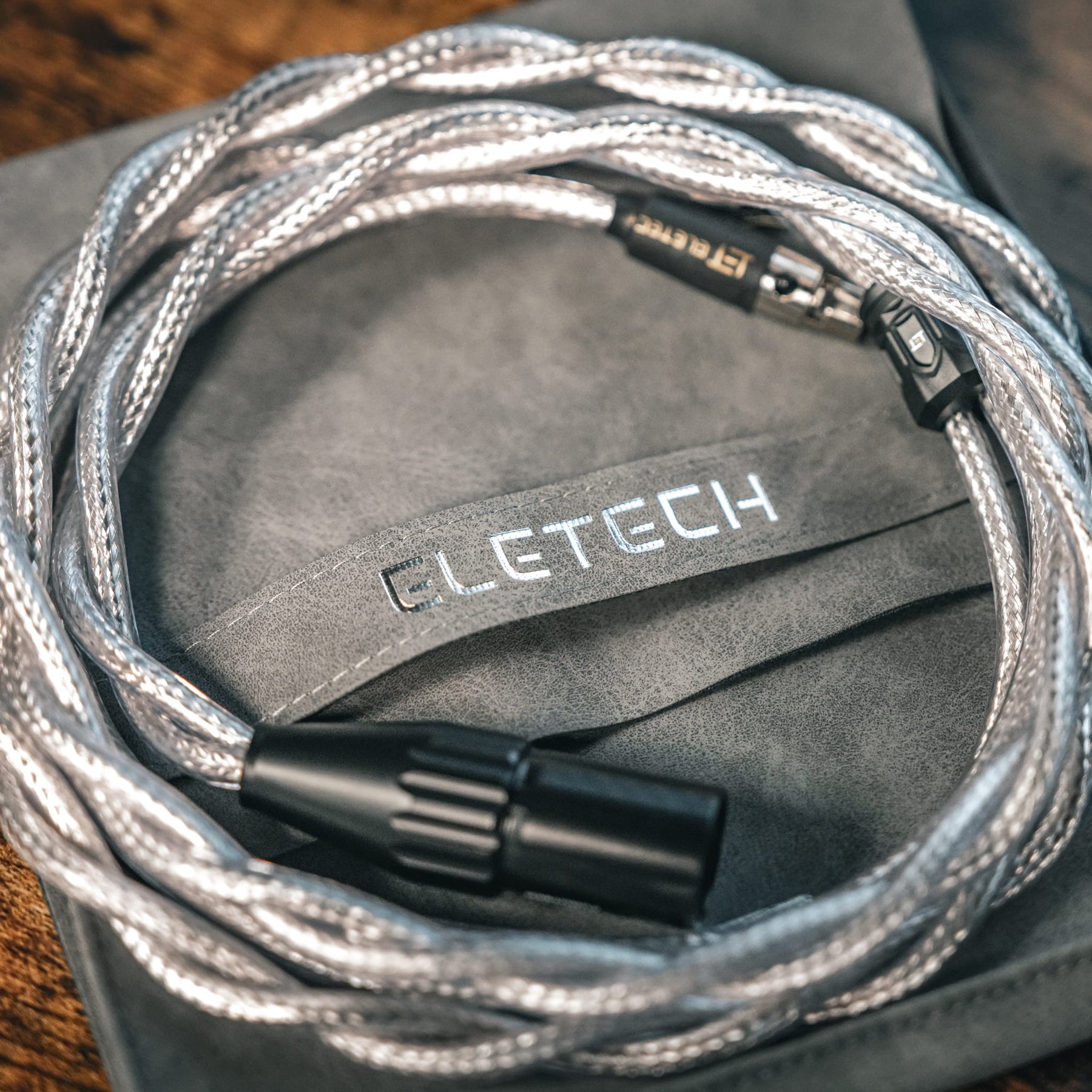 Eletech Purgatorio Premium Silver Headphone Cable | Bloom Audio
