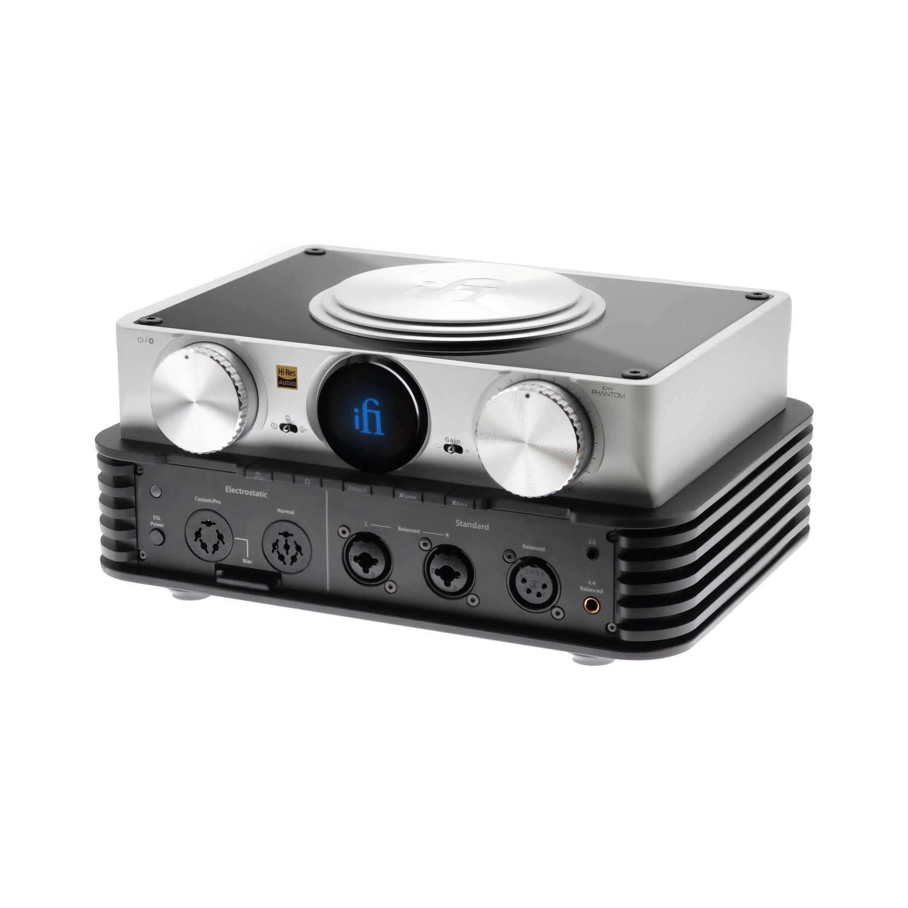 iFi iCAN Phantom Hybrid Tube Conventional and EST Headphone Amp | Bloom ...